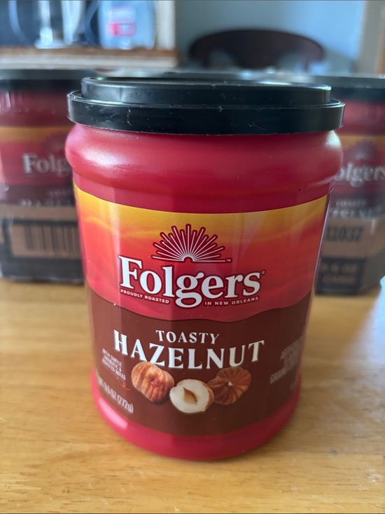 Other | Folgers Toasty Hazelnut Coffee In Canisters Set Of 6 | Poshmark
